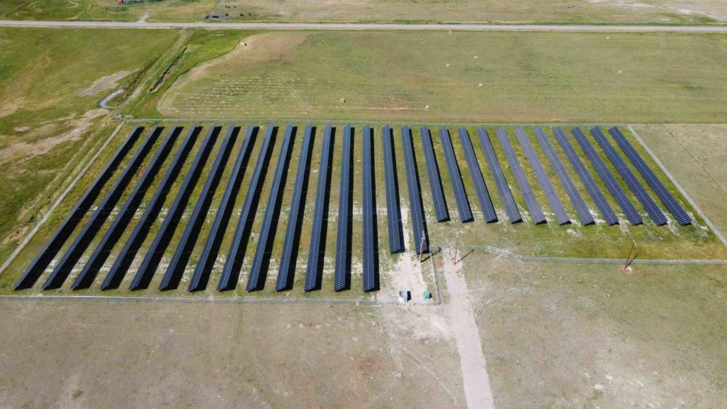 The massive solar project in southern Alberta is almost complete